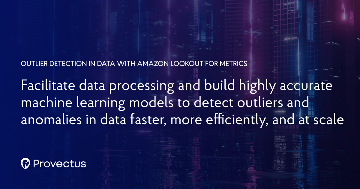 Outlier Detection in Data with Amazon Lookout for Metrics