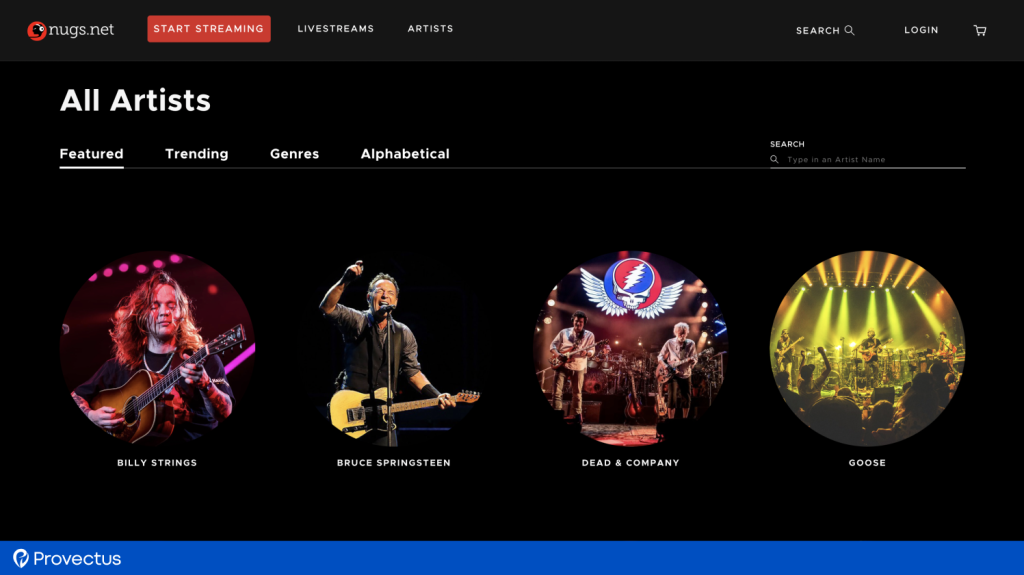 Digital and AI Transformation of Nugs.net