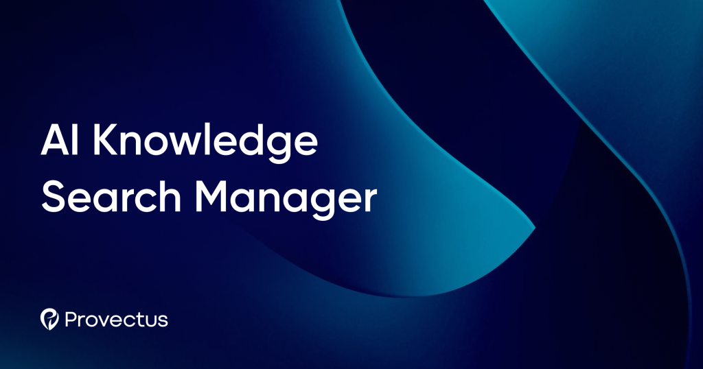 GenAI Solution: AI Knowledge Search Manager - Рrovectus